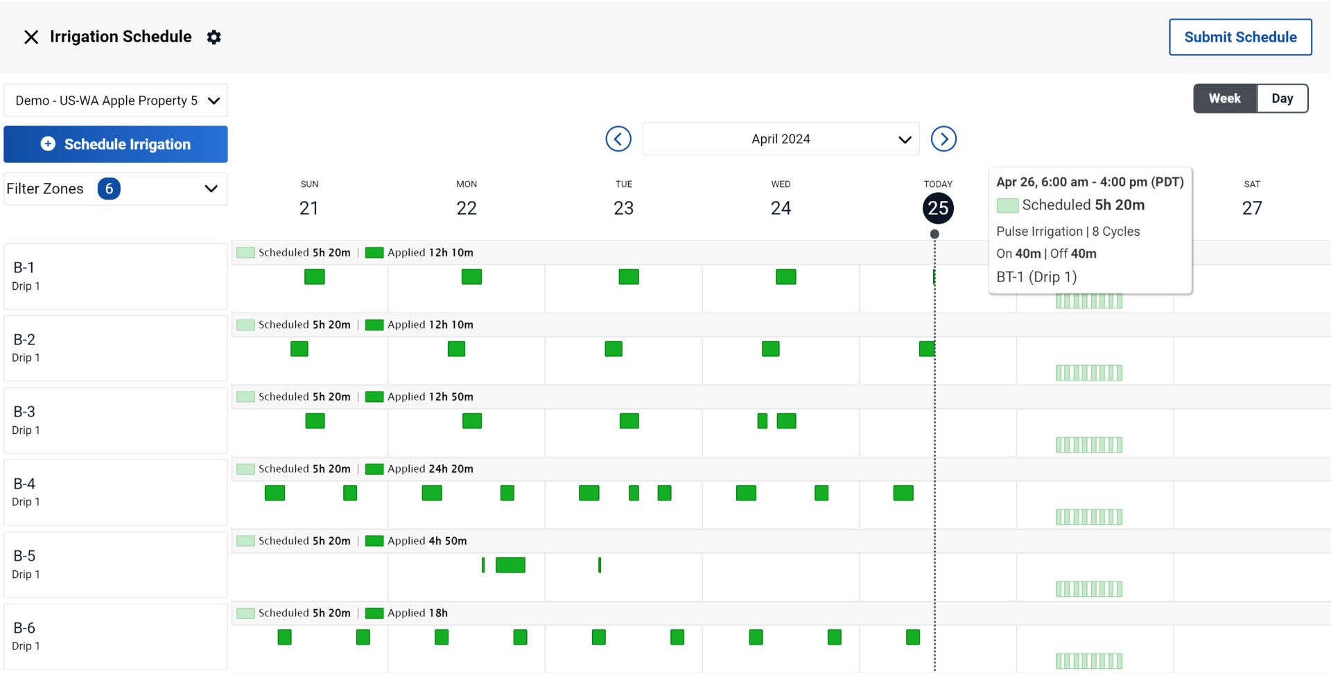 Simplify Your Irrigation Management: Introducing Pulse Irrigation Scheduling on Semios
